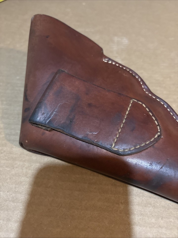 Vintage George Lawrence Brown Leather Flap Holster #14 502 | eBay