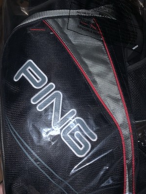 2014 Ping Traverse Golf Bag Black/ Gray/ Red Brand New | eBay