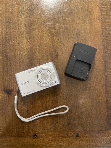 Sony Digital Camera Cybershot DSC-W510 12.1MP Silver Tested W/charger ...