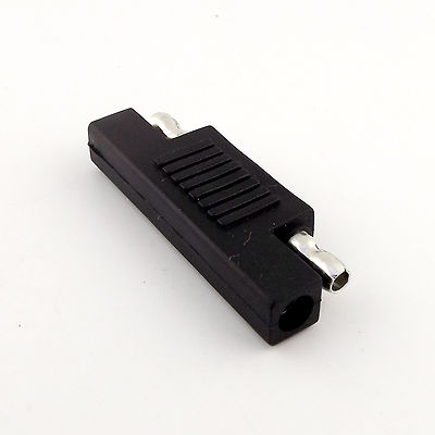 DC Power SAE Flat Plug Male to Male Gender Changer Automotive Adapter ...