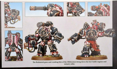 40K 2 Obliterators Chaos Space Marines Warhammer Obliterator Daemon ...