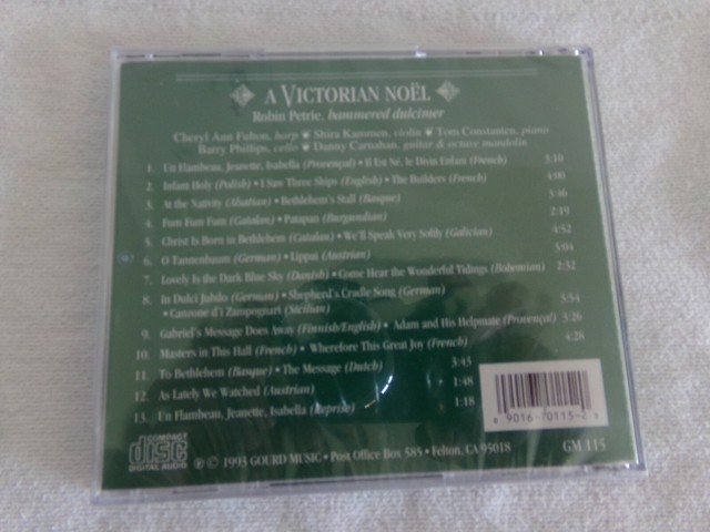 A Victorian Noel * by Robin Petrie (CD, Aug-1994, Gourd) for sale ...