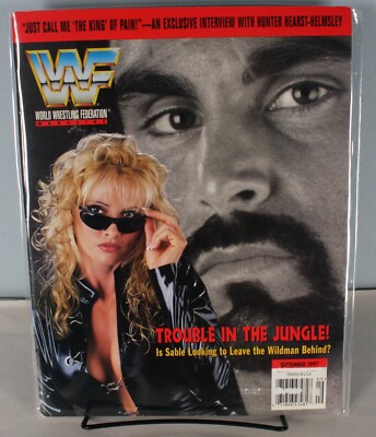 WWF WRESTLING MAGAZINE SEP 1997 SABLE - SMALL LABEL MARK | eBay