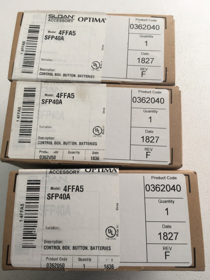 SLOAN OPTIMA 4FFA5, SFP40A control box (bin30) | eBay