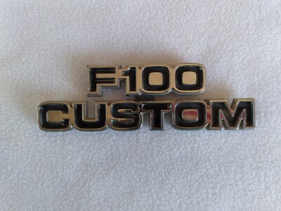 Ford F100 Custom Emblem 1970s | eBay