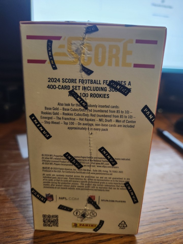 2024 Score Football Br8K 4 Hobby Blaster Boxes (528 Cards) Pick your ...