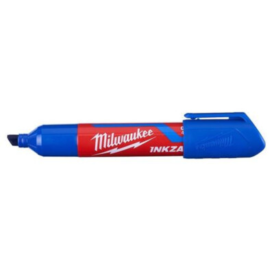 Milwaukee 48-22-3257 INKZALL Large Chisel Tip Blue Marker | eBay