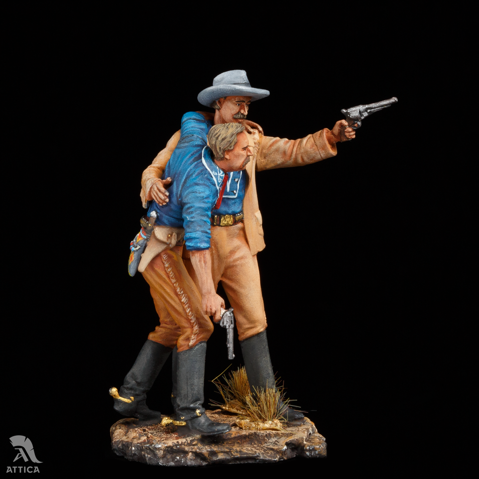 Thomas & George Custer 54mm Painted Tin Toy Soldier Pre-Sale ...