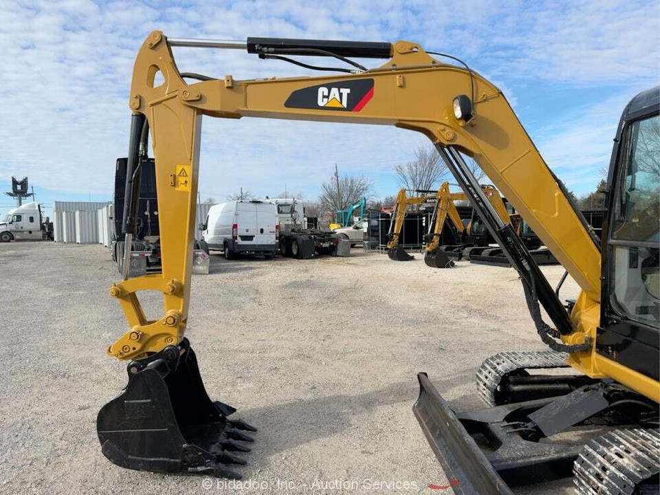 2017 Caterpillar 305.5E2 Mini Excavator Crawler Trackhoe Dozer Cab A/C ...