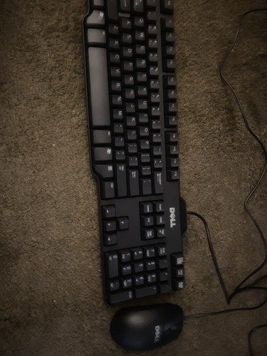 old vintage desktop, Home Windows xp Home Edition,DELL with a keyboard ...