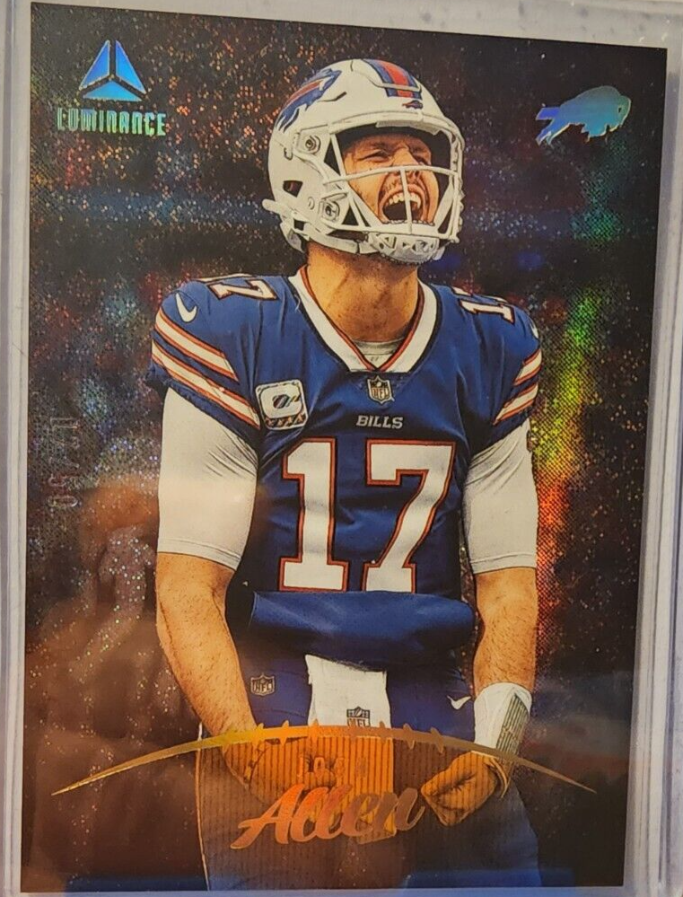 2023 Panini Luminance Josh Allen - FLEX - 07/50 ORANGE- Buffalo Bills ...
