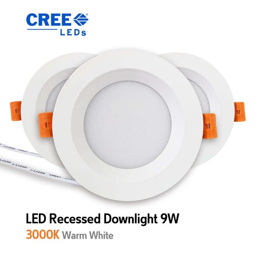 SAA 9W Warm White Light Dia 120mm LED Downlight Round 3000K Roof ...
