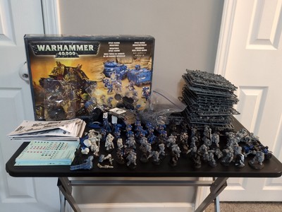 Warhammer 40k Space Marines As-Is Lot Megaforce Attack Bikes Predator ...