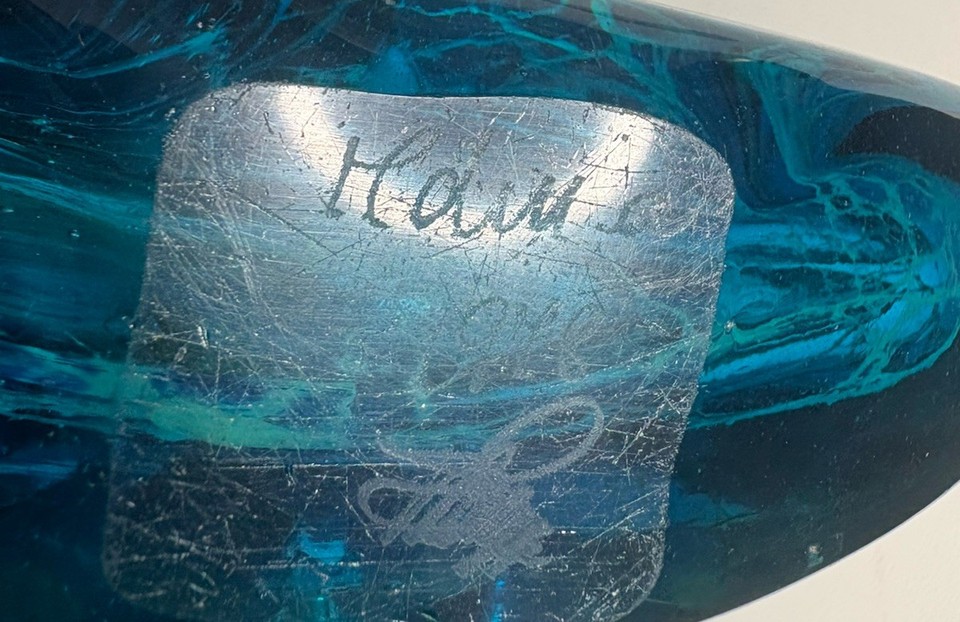 Vintage Mdina Glass Studio - Malta Fish/Axehead -Vase Signed | eBay