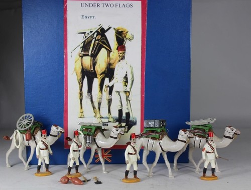 Under Two Flags Sudan Wars Egyptian Camel Corps Artillery Train wBox | eBay