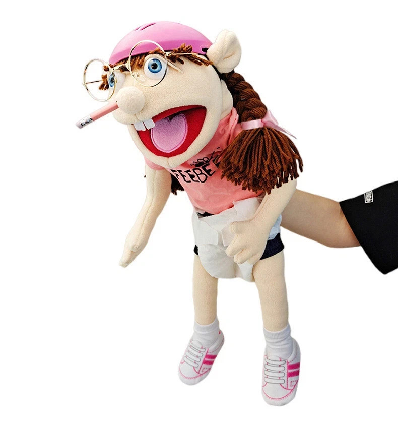 Jeffy friend Feebee Girl Puppet Hand Puppet Cartoon Plush Toy 23 ...