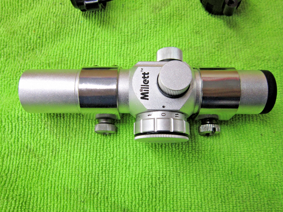 MILLETT REDOT SP1 WITH RINGS WORKS GREAT WITH LENS COVERS RED DOT | eBay