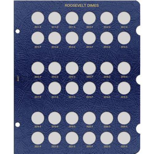 Roosevelt Dime Page, Dated 2011-2022 by Whitman Publishing (2016 ...