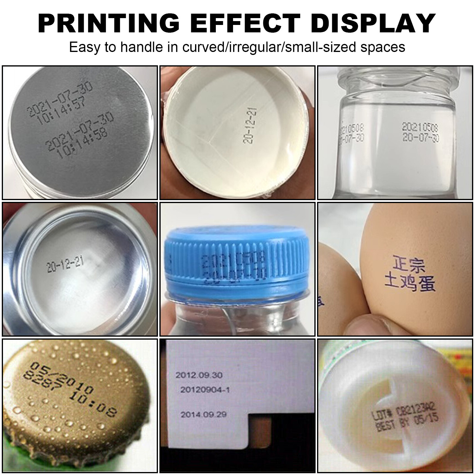 Mini Smart Handheld Inkjet Printer Date QR Coder Coding Machine 2.5 ...