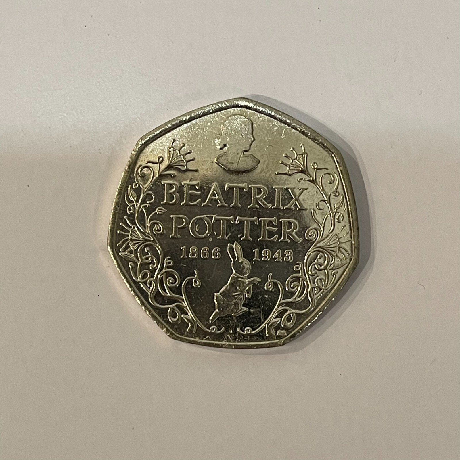 Beatrix Potter Fifty Pence 50p Coins 2016 - 2018 Jemima Peter Rabbit ...