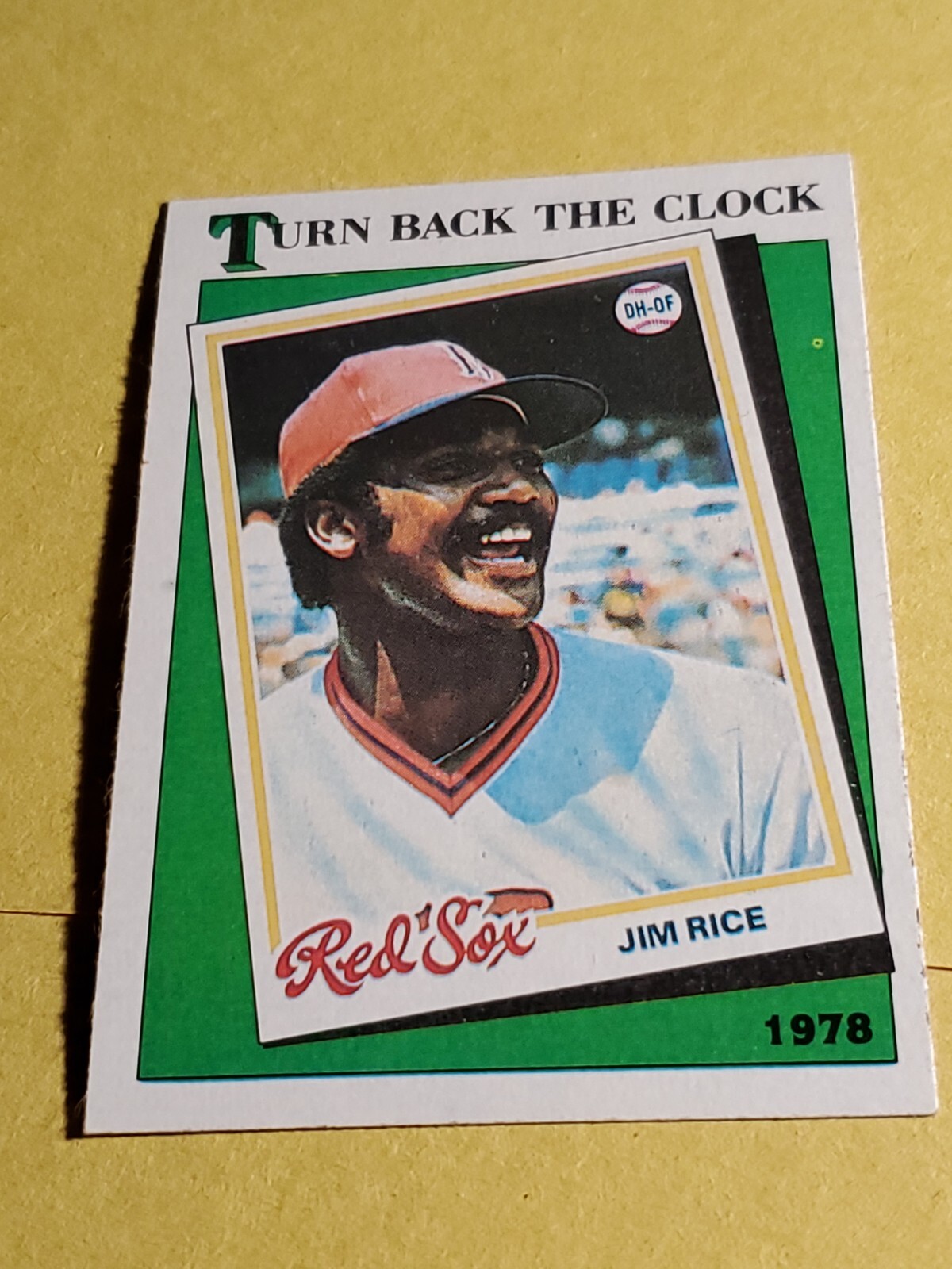 1988 Topps Jim Rice Boston Red Sox Baseball Card #662 HOF Turn Back ...