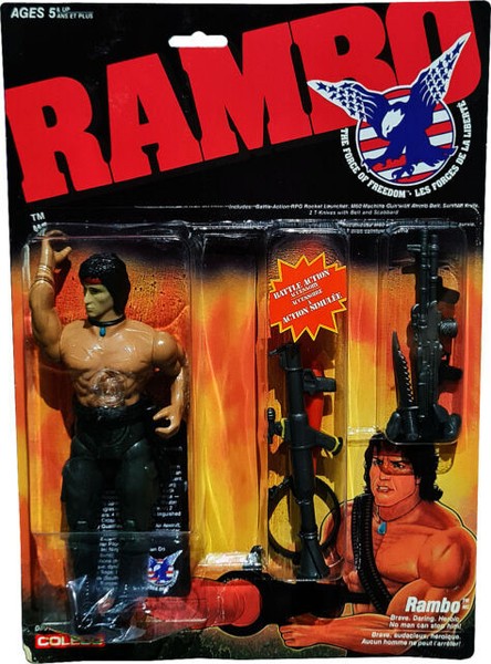 Coleco Rambo The Force of Freedom 7 inch Action Figure - 0801 online ...