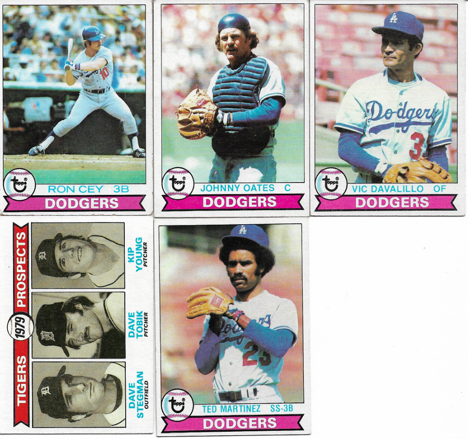 1979 Topps Baseball Dodgers 11 Card lot with Steve Garvey Ex Con | eBay