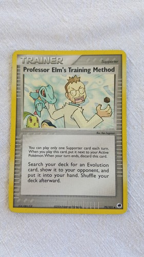 😀😀😀Carte Pokémon GB TRAINER PROFESSOR ELM'S TRAINING METHOD 79/101 | eBay
