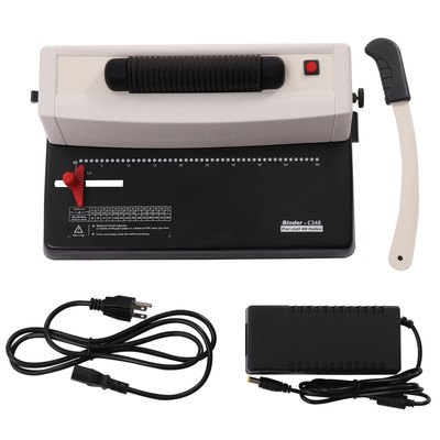 A4/LTR/A5 Coil Manual Paper Punch Binder C348 46 Holes Calendar Spiral ...