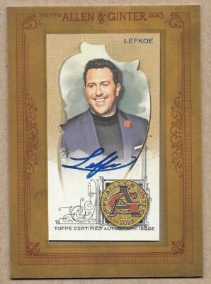 2023 Allen & Ginter Adam Lefkoe Auto Bleacher Report & NBA on TNT ...