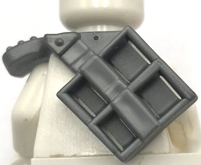 Lego New Flat Silver Minifigure Armor Shoulder Pad Single with Scabbard ...