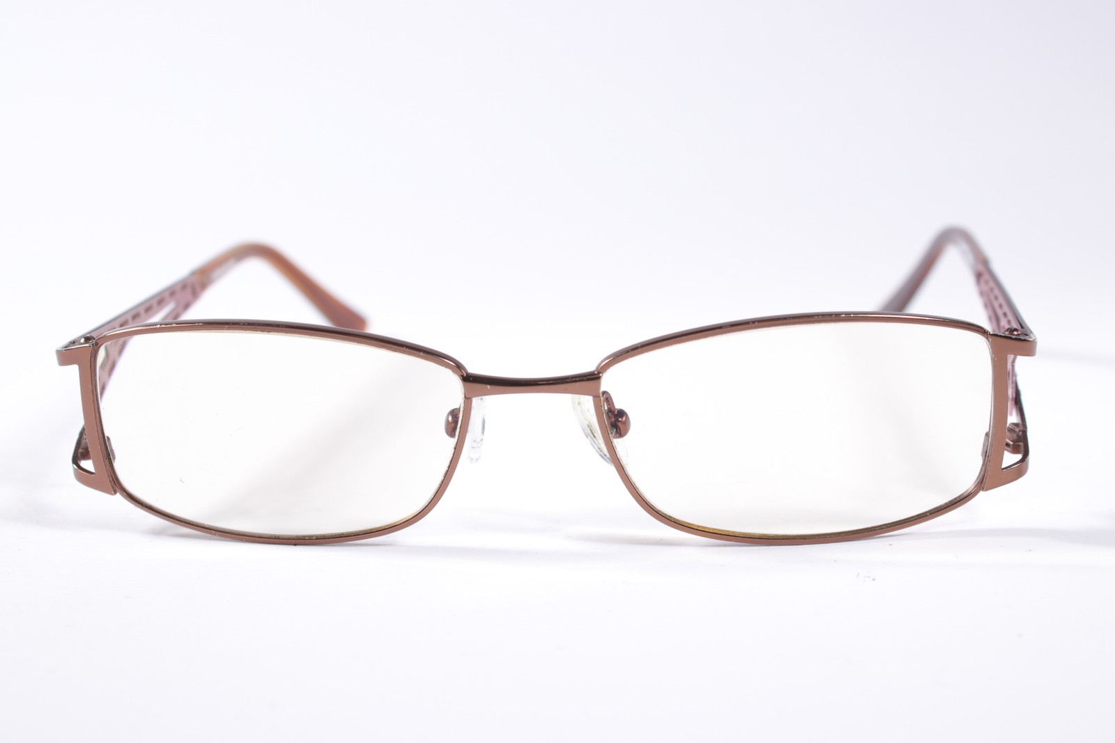 Ferucci Eyeglasses 1760 Women Bronze Full Rim Metal Eyewear Glasses ...