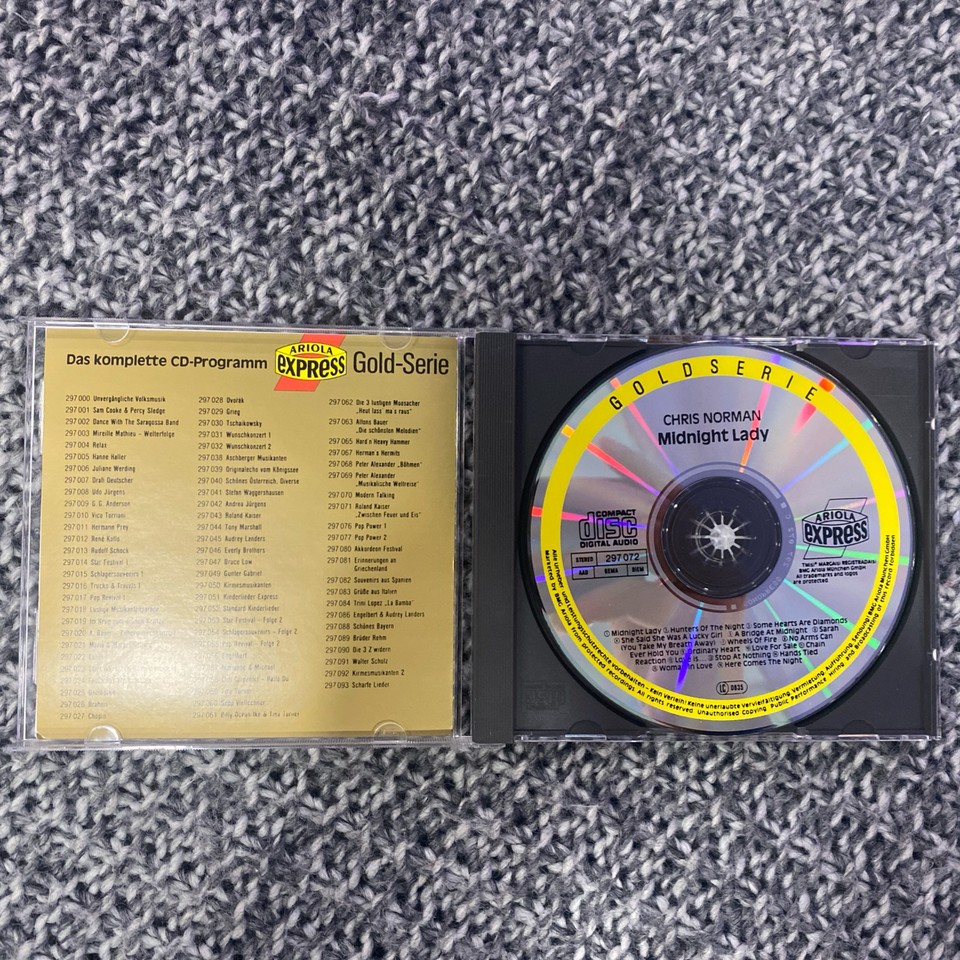 Chris Norman Cd Midnight Lady 1986/1987 | eBay