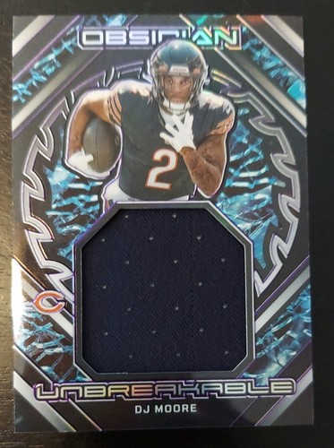2023 Panini Obsidian #UM-DMO DJ MOORE Unbreakable Patch /75 - BEARS | eBay