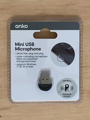 Anko - USB Microphone Audio Adapter - PC / Mac - Sent with Tracking ...