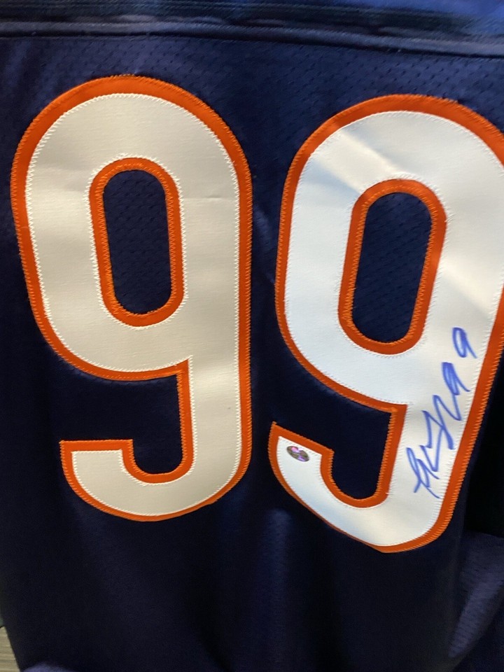 Tank Johnson Autographed Chicago Bears Football Jersey SIDGRAPH COA | eBay