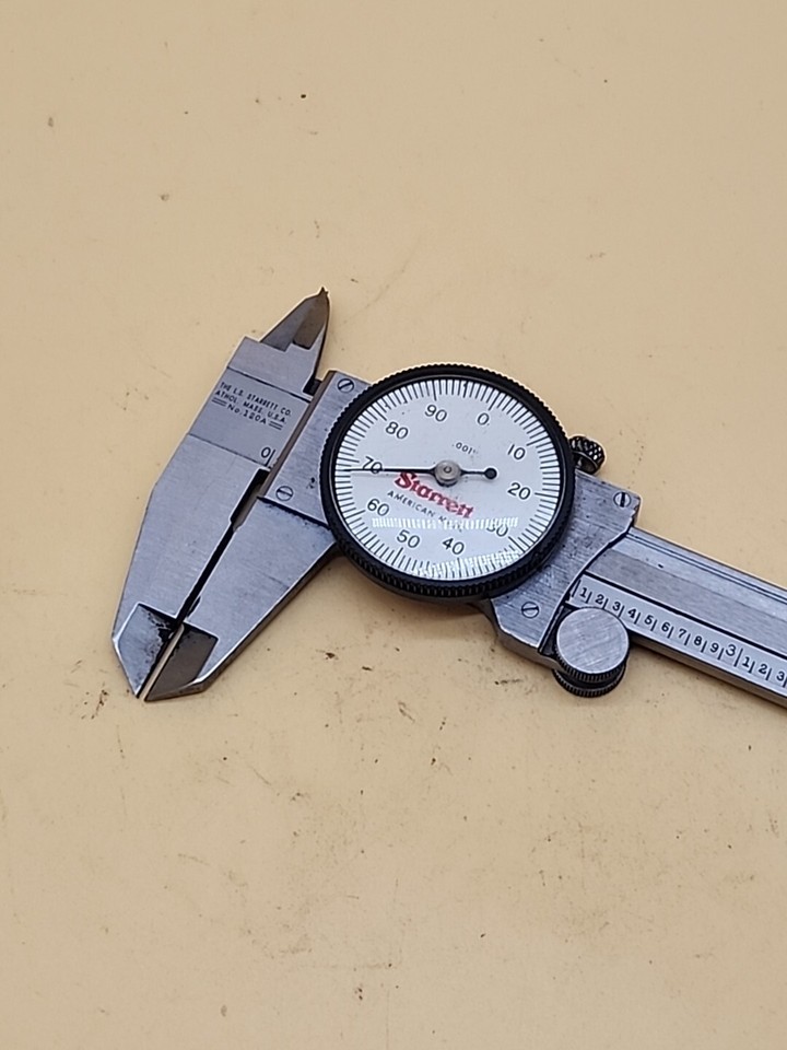 Starrett 120A-6 Dial Caliper Hardended Stainless Steel | eBay