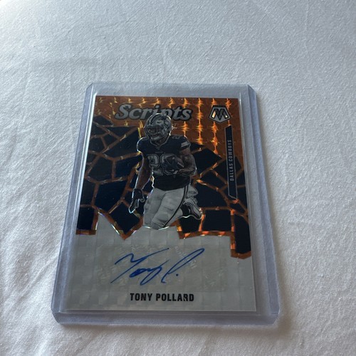 Tony Pollard Card 2020 Panini Mosaic Scripts Orange #25 | eBay