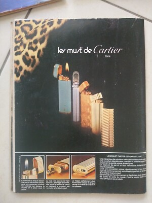 Publicité Vintage Advertising Luxe LES MUST DE CARTIER PARIS (DÉC. 1979 ...