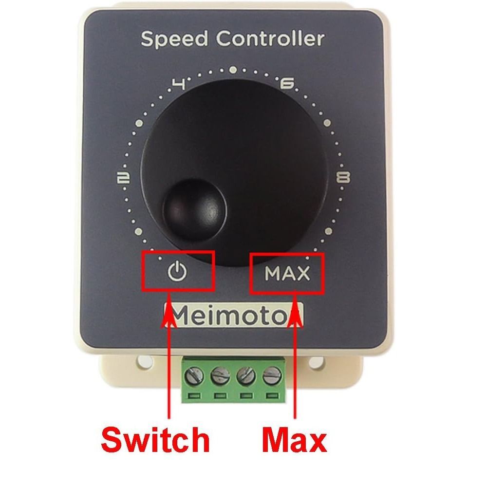 PWM DC Motor Governor 12V Motor Speed High-Power Rotary Switches PWM | eBay
