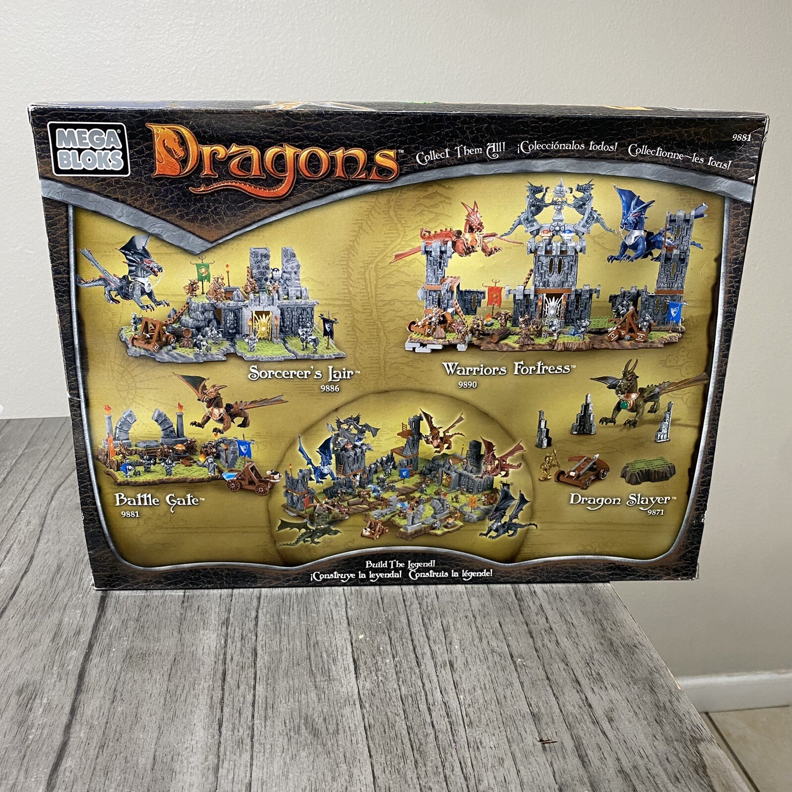 Mega Bloks 9881 Dragons Battle Gate Construction Blocks for sale online ...