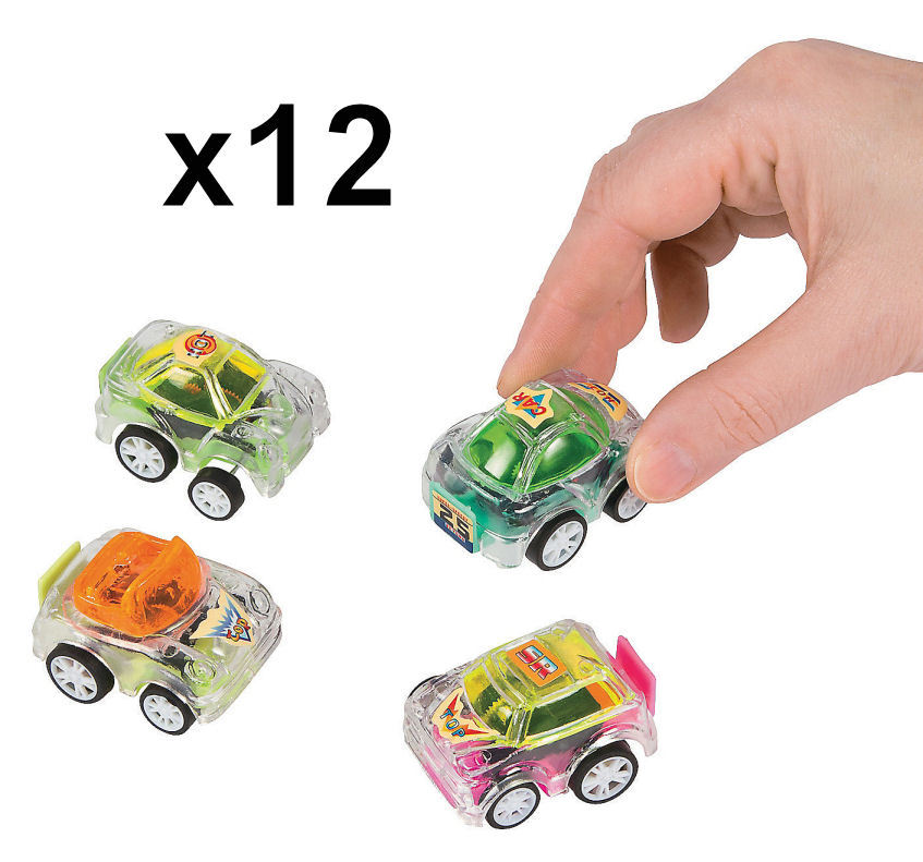 12 Pull Back RACE CAR - Racer Toy Novelty Part Favor Goodie Bag - US ...
