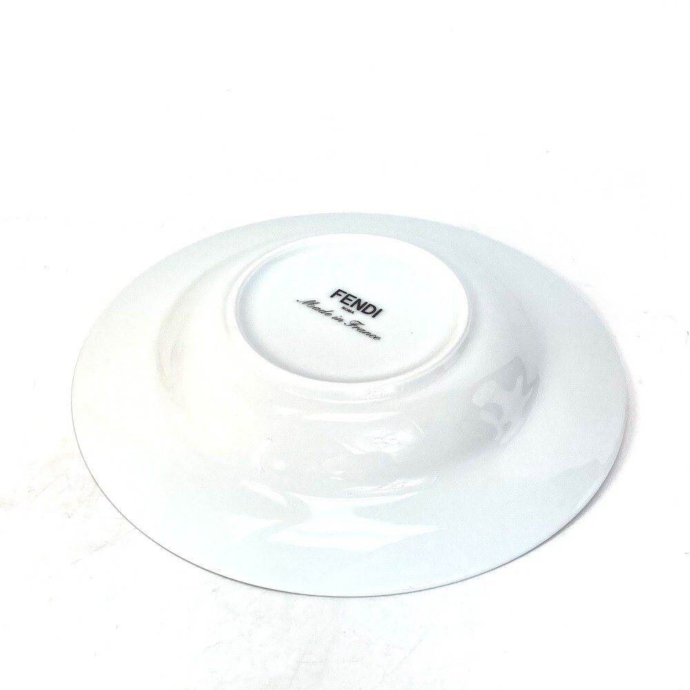 FENDI 7AC046 Porcelain Tableware Set of 2 Pairs Orlock plate 2 piece ...