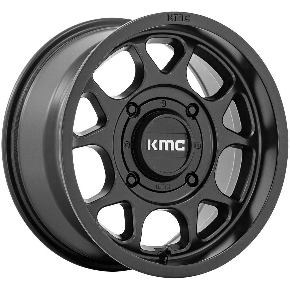 4-KMC UTV KS137 Toro S 15x7 4x137 +10mm Satin Black Wheels Rims 15 ...