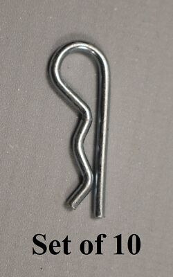 Hitch Tractor Pin R Cotter Clips Pins - Various Sizes - Pack of 10 ...