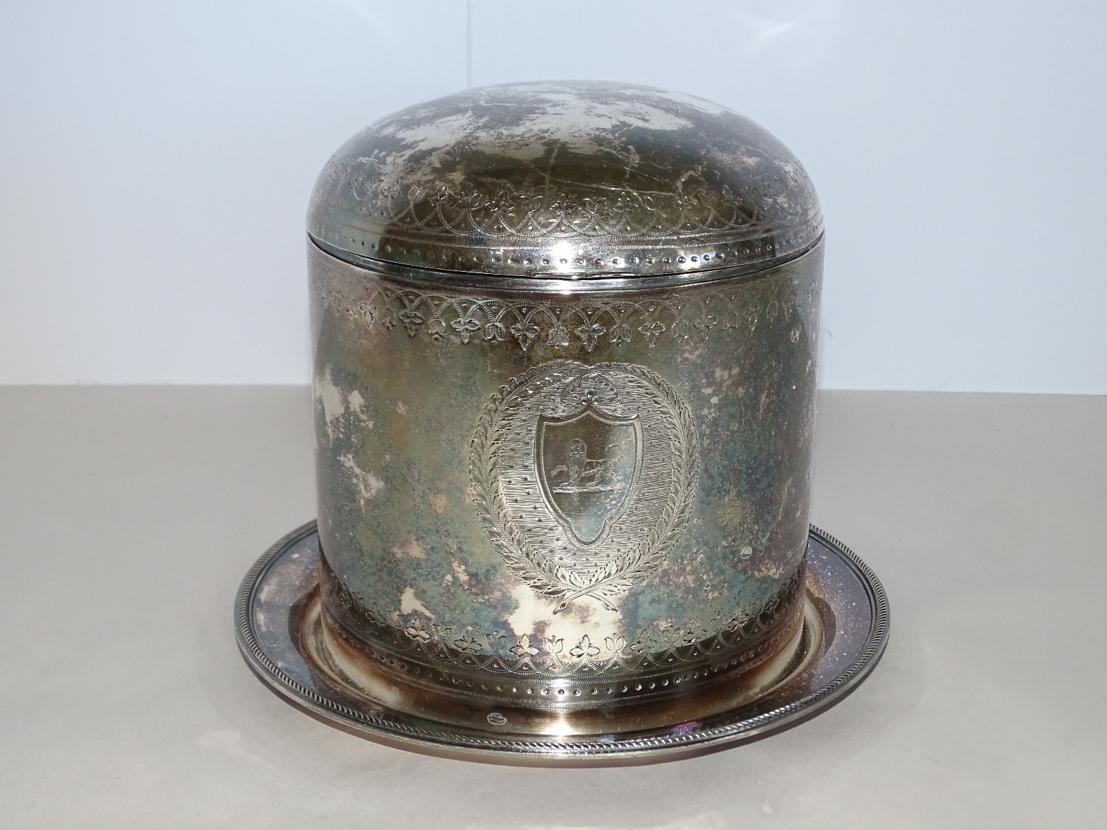 Elkington & Co. Guilloche Biscuit Barrel Birmingham, England, 1869 | eBay