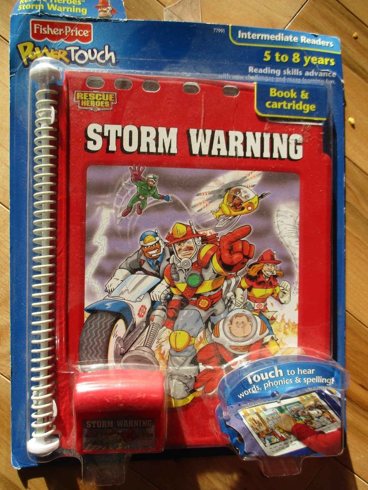 Fisher Price Power Touch: Rescue Heroes Storm Warning Book & Cartridge ...