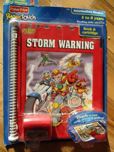 Fisher Price Power Touch: Rescue Heroes Storm Warning Book & Cartridge ...