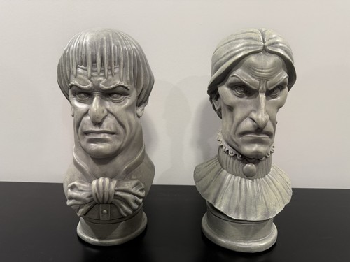Set Of 2 Disney The Haunted Mansion Library Bust Statues, Spirit ...