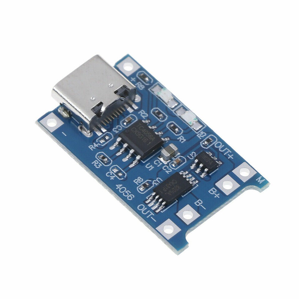 5V 1A Type-C 1S 3.7V Lithium Li-ion 18650 Battery Charger Module ...